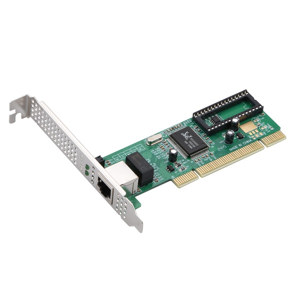 1PCS New PCI Network Controller Card Compatible For 10/100/1000Mbps ...