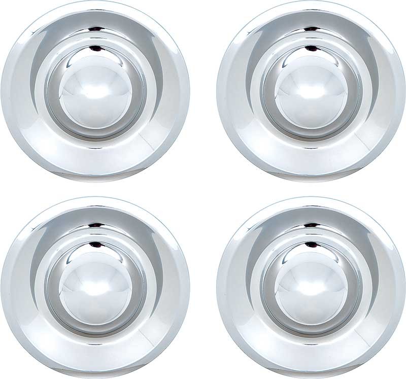 Chrome Rally Wheel Cap With Bullet Center 4 Piece Set | eBay