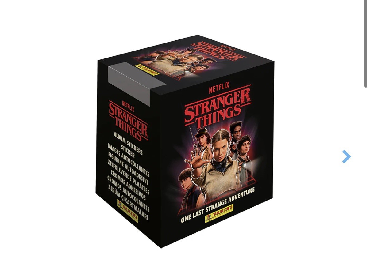 Stranger Things One Last Strange Adventure Sticker Collection Box of 36 ...