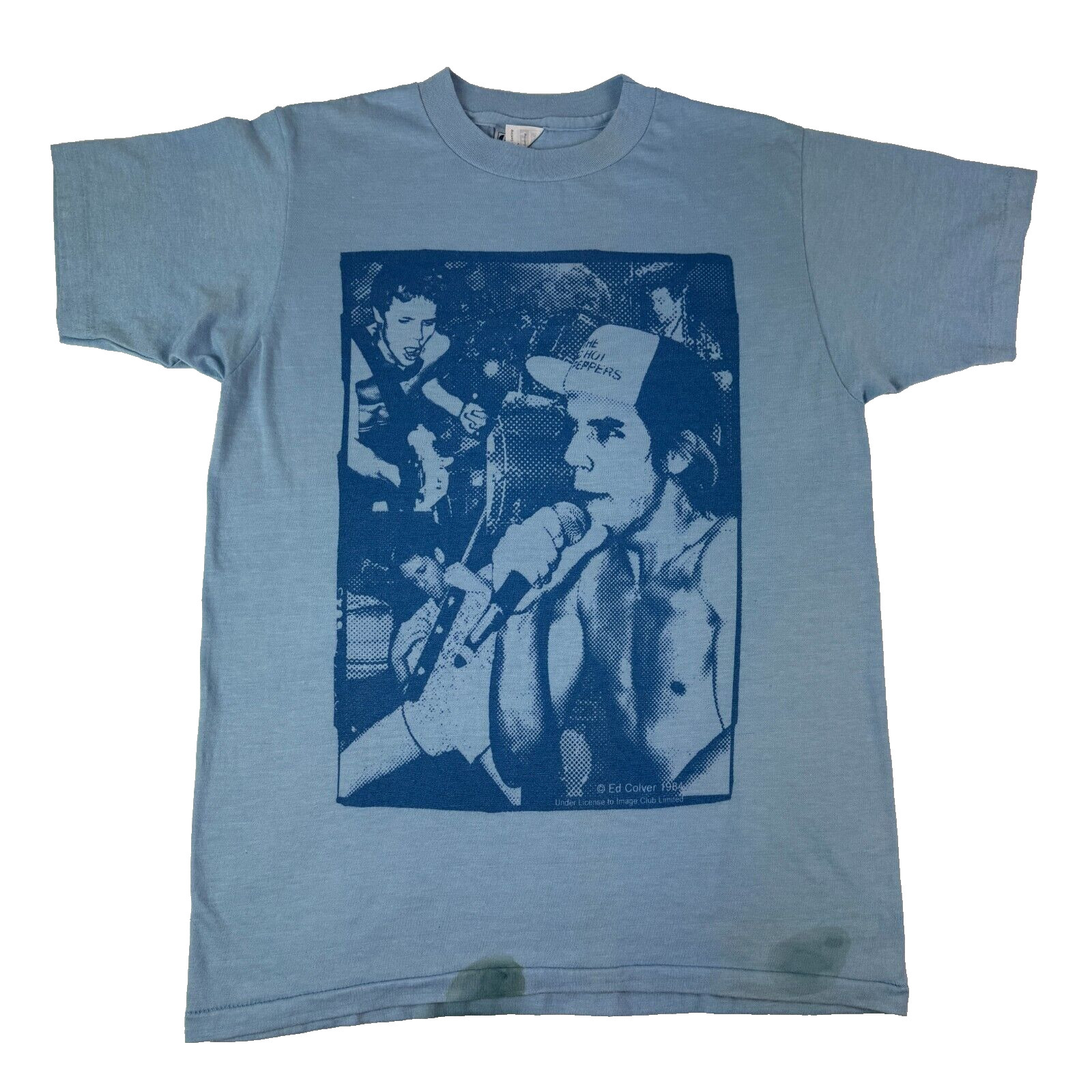 Vintage 80s Red Hot Chili Peppers T Shirt Ed Colver B… - Gem