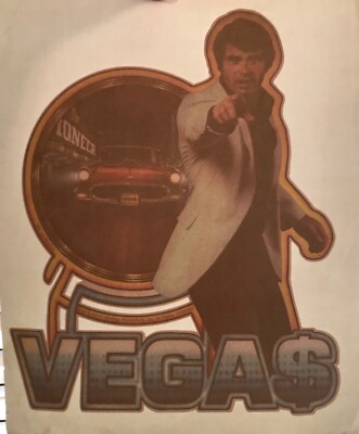 Original Vintage 1978 Vegas TV Show Iron On Transfer Robert Urich | eBay