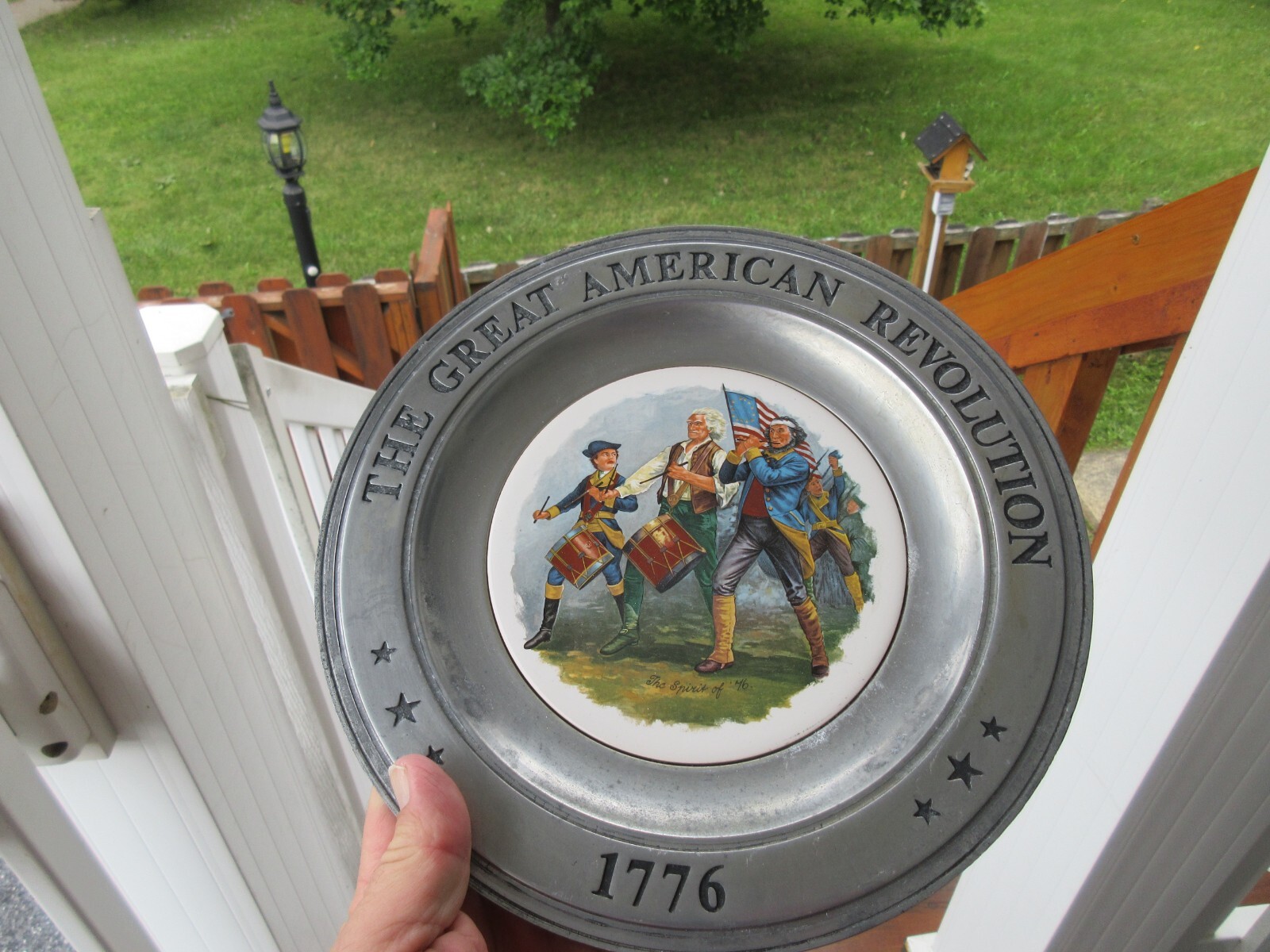 The Great American Revolution 1776 Pewter Plate "THE SPIRIT OF 76" | eBay
