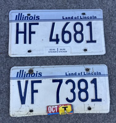 Illinois license plates Expired Plate 🔥FREE SHIPPING 🔥 | eBay