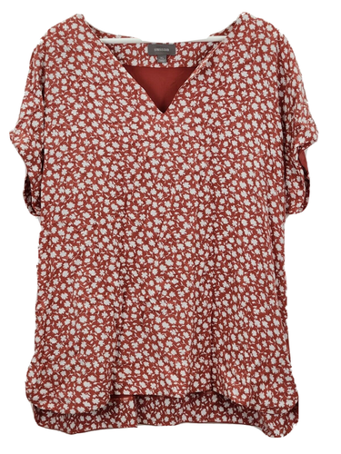 Sussan Short Sleeved Floral Top Orange Womens Size XL | eBay Australia