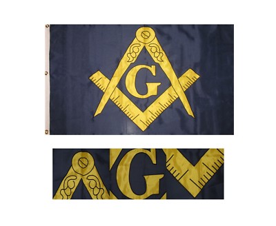 3x5 Embroidered Mason Masonic 600D 2ply Nylon Flag 3'x5' HEAVY DUTY | eBay