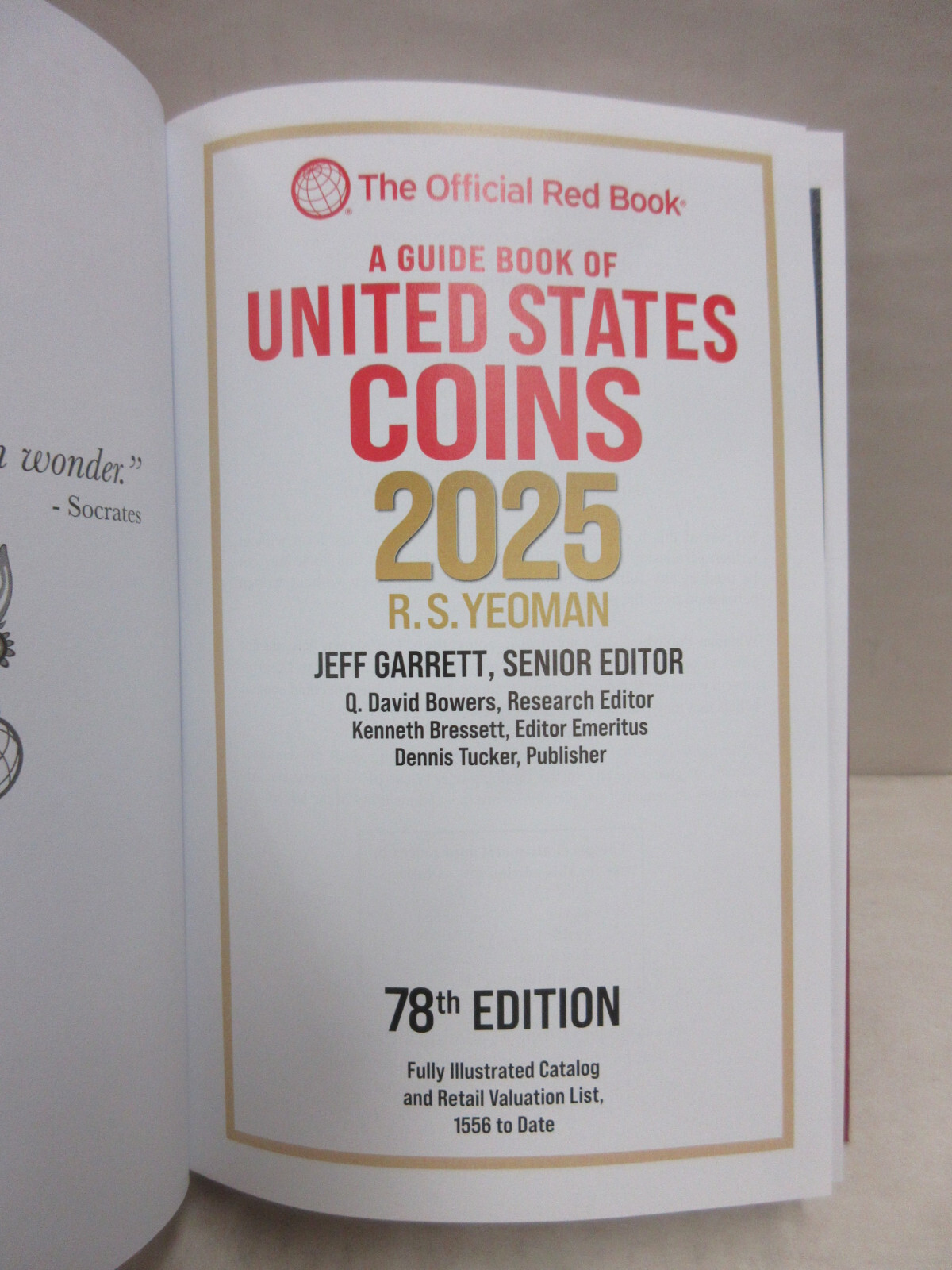2025 Whitman Red Book United States Coins 78th Ed Hardcover Price Guide ...