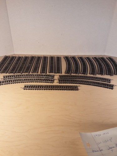 Vintage Marx model train tracks , HO, 10 straight, 11 curved | eBay