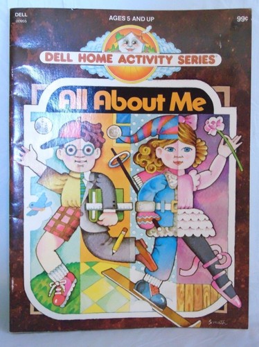 Dell Home Activity Series All About Me Vintage Kids Activity Book | eBay