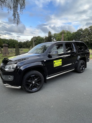 DOG SECTION Security Sign Magnetic Or Sticker NEON YELLOW (SIZE 300mm X ...