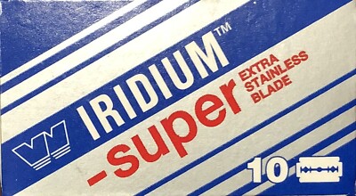 10 Wizamet Super Iridium DE double edge razor blades | eBay