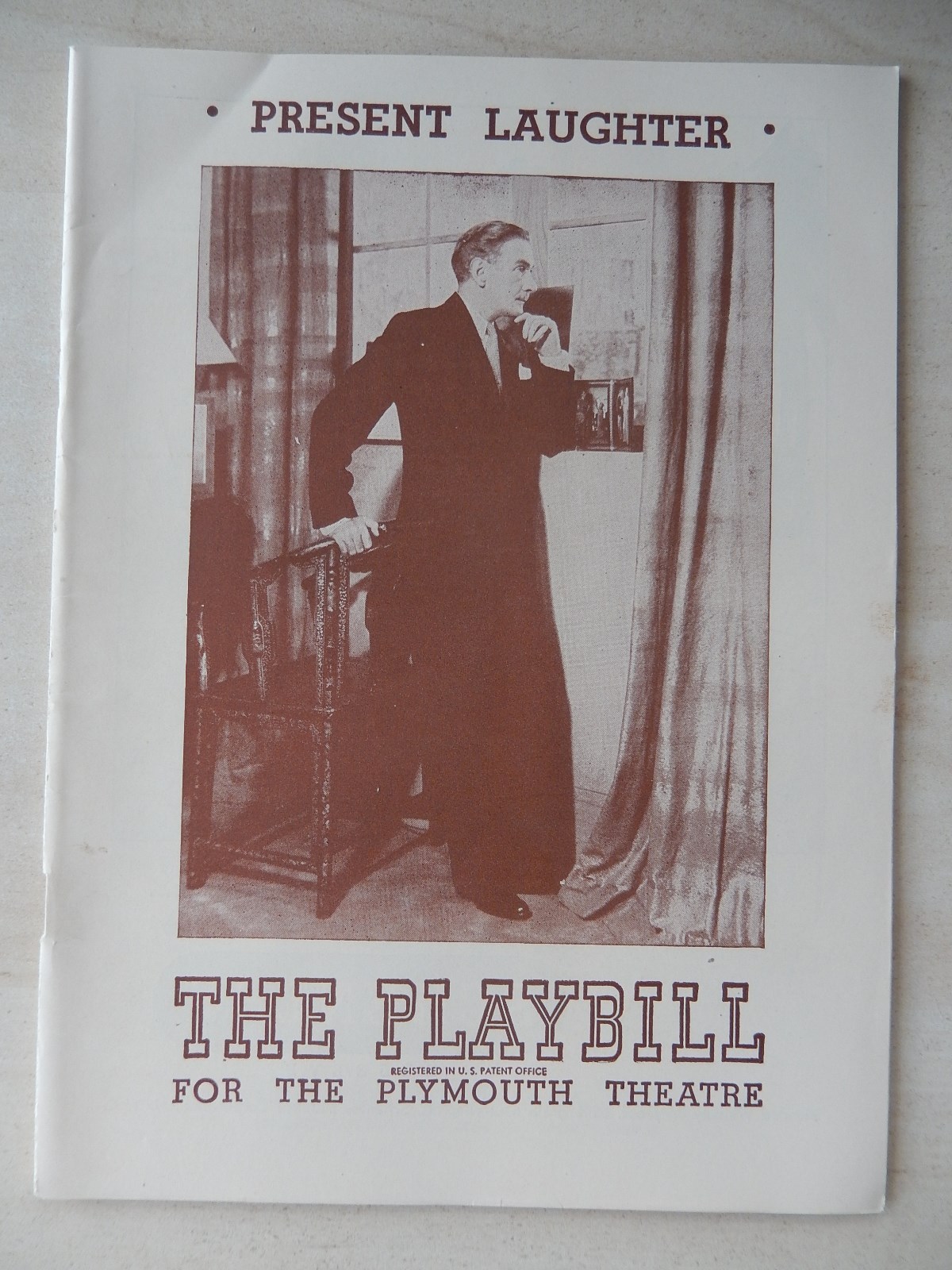 December 1946 - Plymouth Theatre Playbill - Present Laughter - Clifton ...