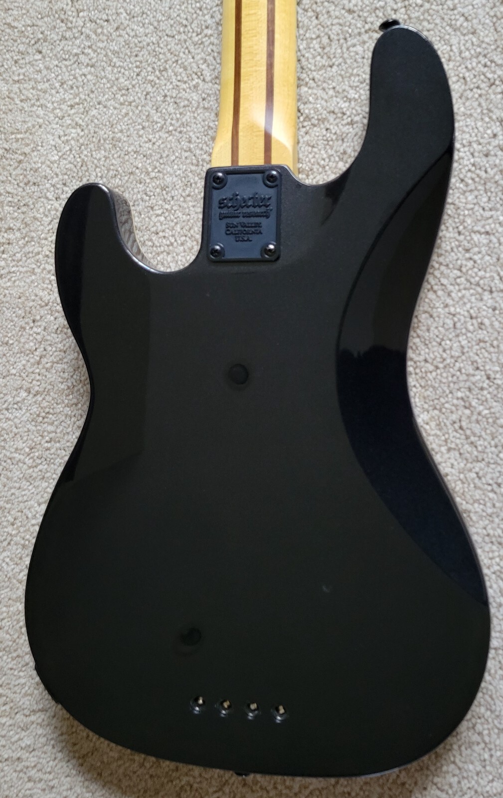 Schecter Michael Anthony Signature Bass Electric Guitar, Carbon Grey ...