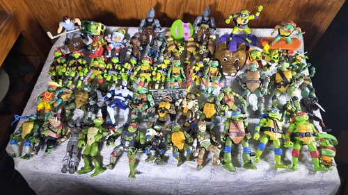 TMNT Ninja Turtles Action Figures Playmates Viacom LOT OF 50+ NEW ...