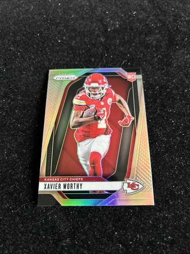 2024 Panini Prizm Silver Variation Xavier Worthy Rookie Card #42 | eBay