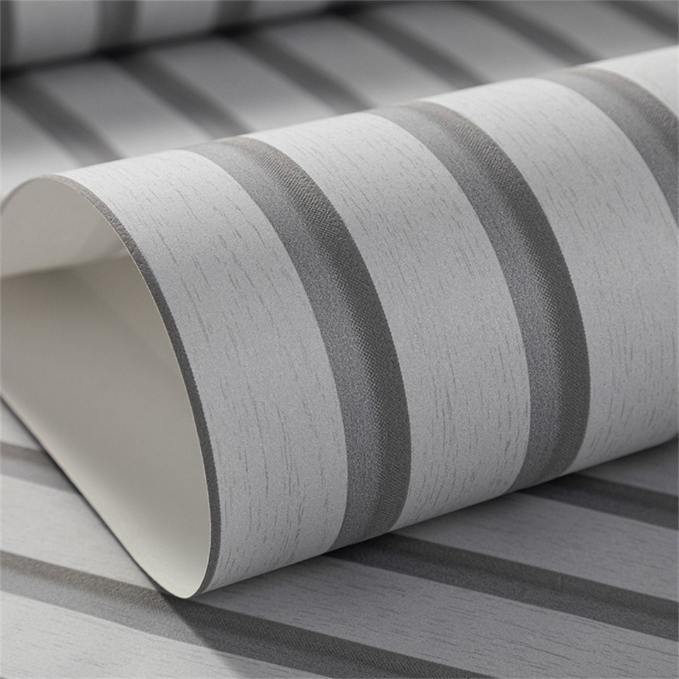 6X Wood Grain Wallpaper Wooden Slat Panel 3D Effect Stripe Wall Paper ...