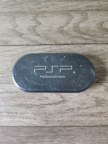 OEM Black PSP Playstation Portable UMD Travel Hard Carrying Case Holds ...