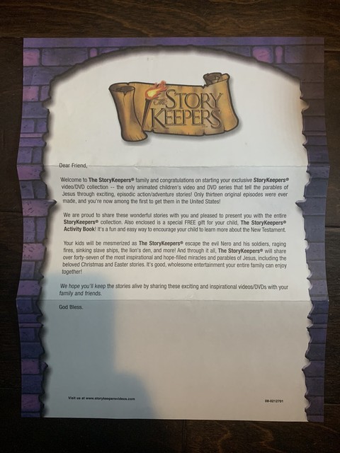 The Story Keepers Ad64 Complete 13 Volume VHS Set ZonderKidz by Good ...