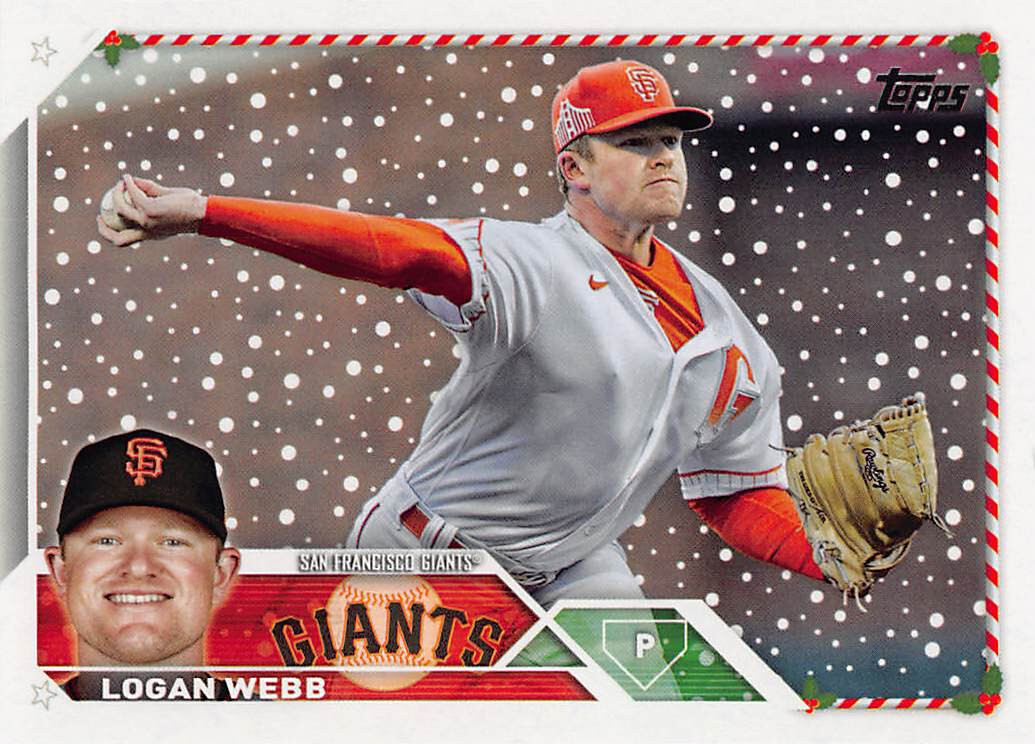 LOGAN WEBB #H168 2023 Topps Baseball Holiday | eBay