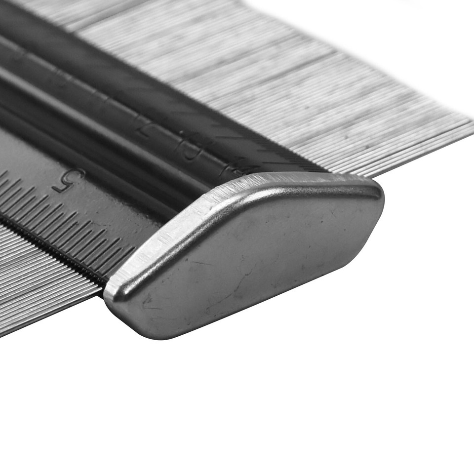 6 inch Metal Needle Radian Measuring Ruler Tool Contour Rulers Profile ...