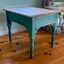 farmhouse end table, w/ honeycomb & bee accents, side table, accent ...