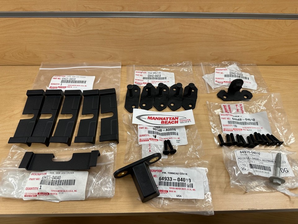 16-23 TACOMA TONNEAU COVER STRIKERS, COVERS, FASTENERS HARDWARE KIT ...