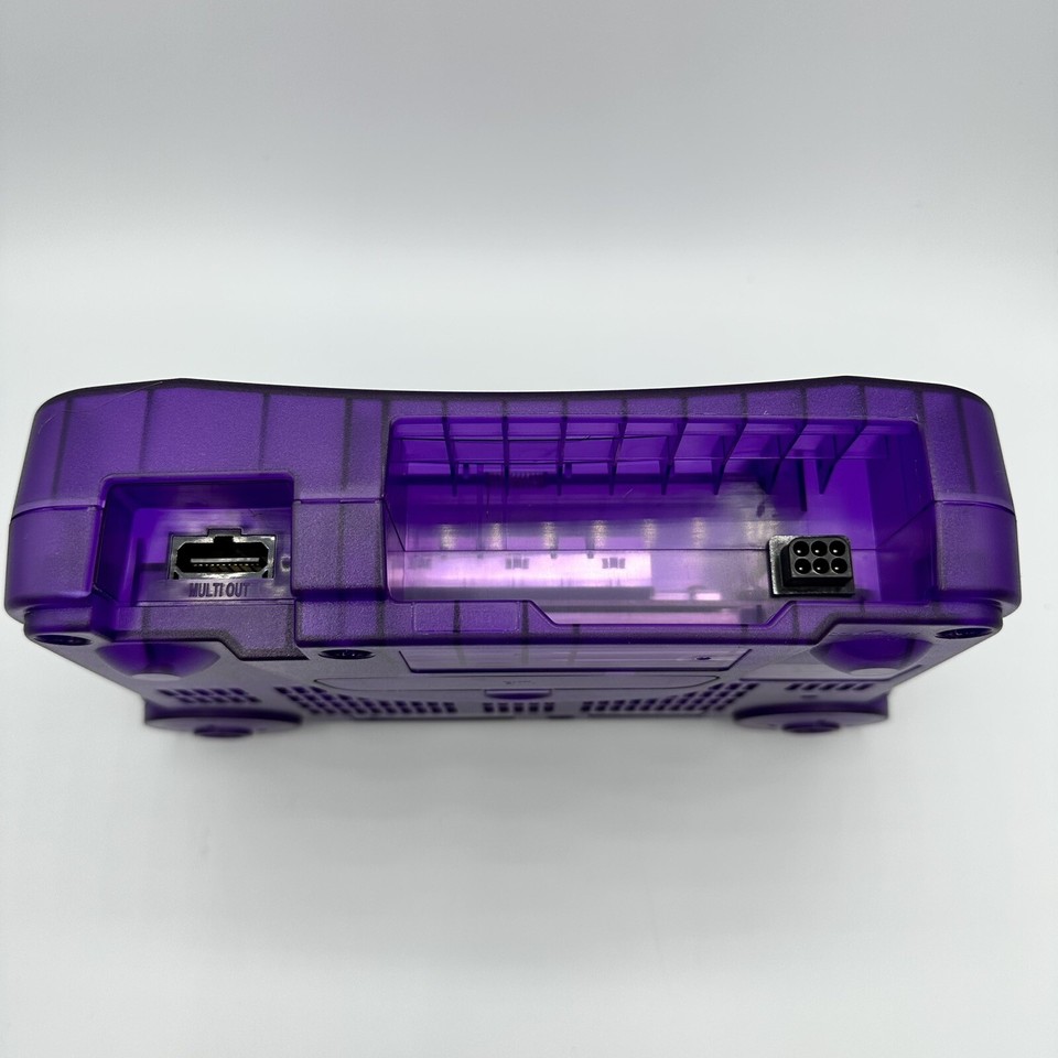 NEW Nintendo 64 N64 Limited Clear Light Purple Custom Console Only ...