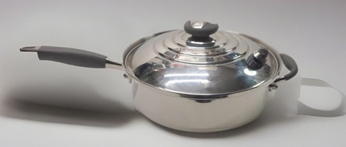 Kitchen Charm Royal Prestige T304 Surgical Stainless 10.5” Skillet/Fry ...