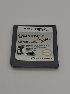James Bond 007: Quantum of Solace (Nintendo DS, 2008) Game Only ...