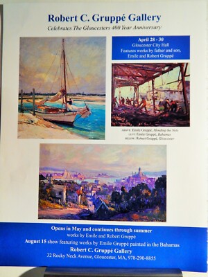 EMILE & ROBERT GRUPPE ART PIECE VTG ORIG 2023 ADVERTISEMENT | eBay