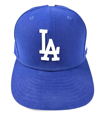 LOS ANGELES DODGERS MLB HAT CAP FITTED 7 3/8 BLUE FRESH 1 OFFICIAL ON ...