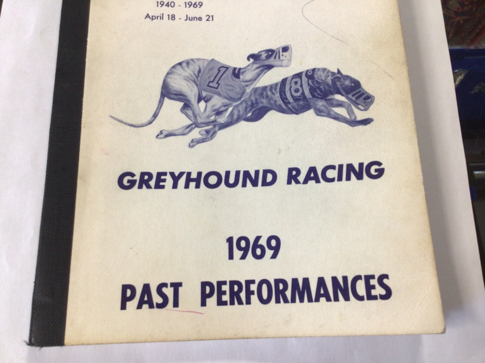 Raynham Dog Track Greyhound Racing 1969 Past Performances | eBay