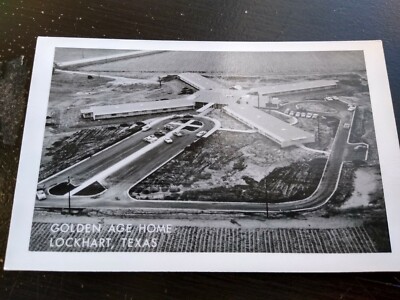 Aerial view Lockhart Texas Golden age home Vintage RPPC Photo Postcard ...