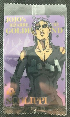 Scolippi JoJo's Bizarre Adventure Golden Wind Wafer Card Pack Japanese ...
