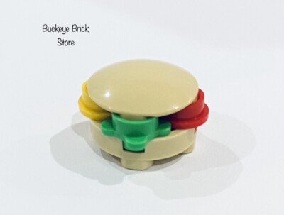 NEW Lego Food - HAMBURGER w/Lettuce,Cheese & Ketchup - Gluten-Free🤗 | eBay