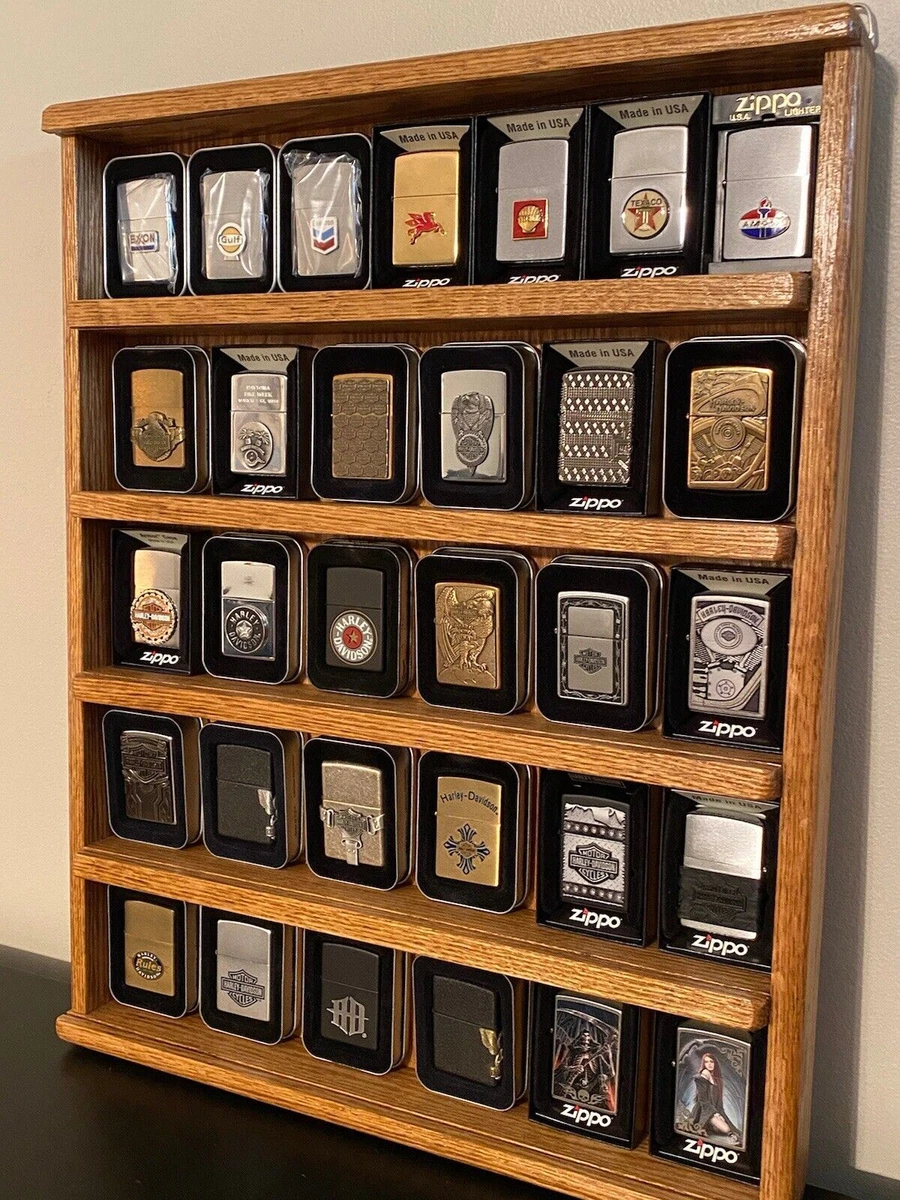 Zippo Collectors Lighter Display Cabinet | Cabinets Matttroy