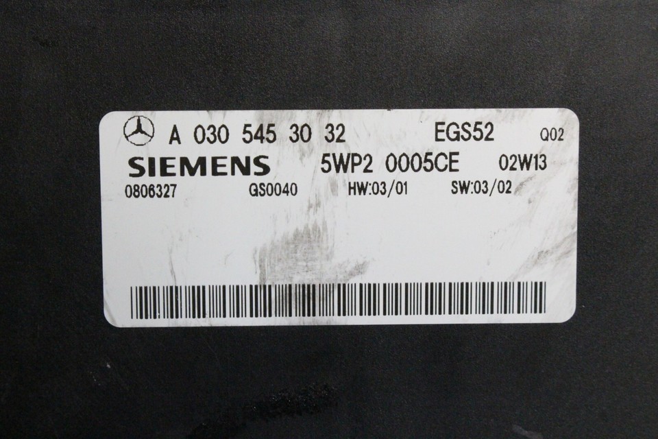 W220 W215 R170 W203 Mercedes TCM TCU Transmission Control Unit Module ...