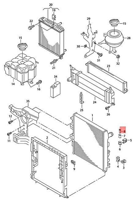 Genuine Retaining Clip VW Touareg 7p5 7p6 7p0121095 for sale online | eBay