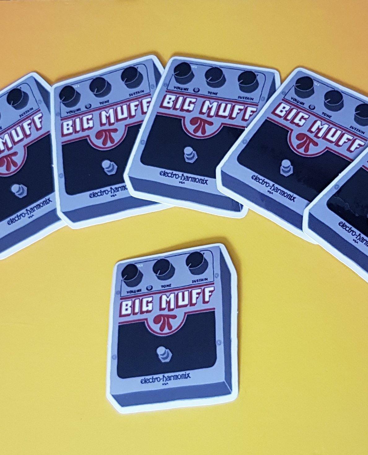Big Muff Guitar Pedal Vinyl Sticker | eBay
