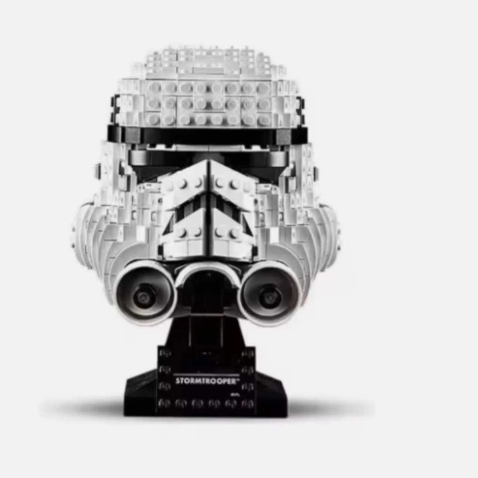 Star Wars Stormtrooper Helmet MOC Building Block Set Star Wars Assembly ...