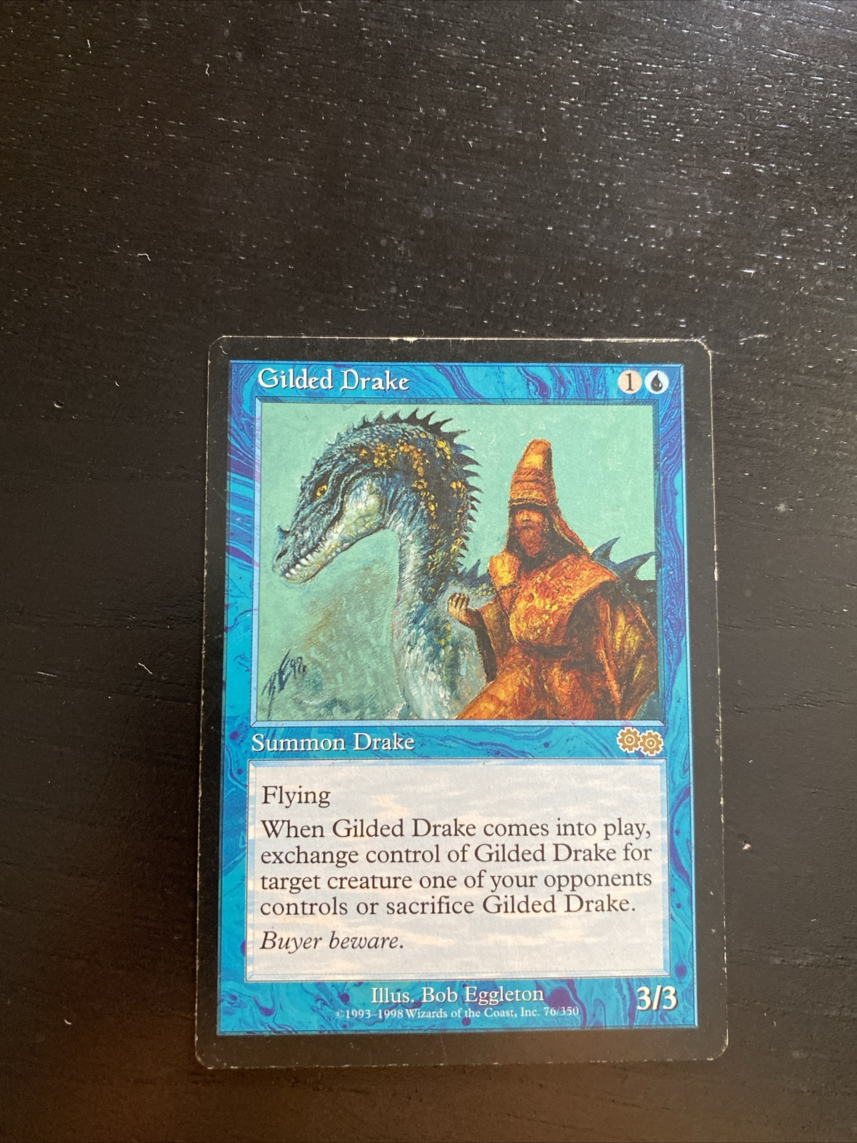 Gilded Drake MTG Magic The Gathering Urza's Saga 76/335 Rare Reserved ...