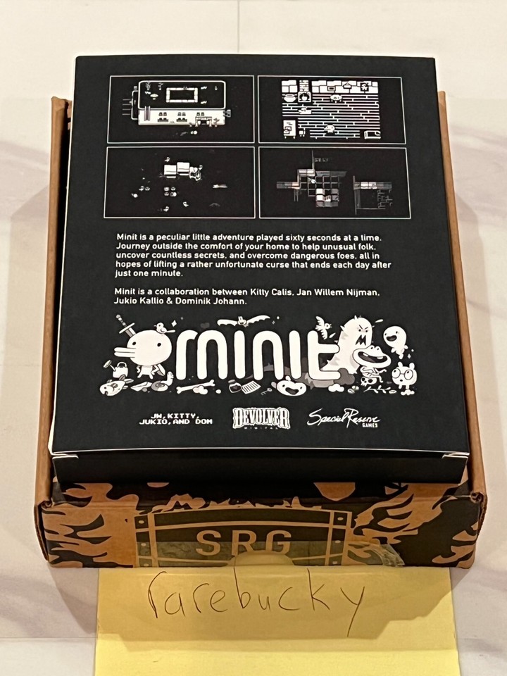 Minit Reserve Edition w/Cloth Map (PS4) - NEW SEALED SPECIAL RESERVE ...