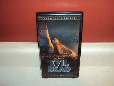 EVIL DEAD VHS CASSETTE TAPE HORROR GORE MOVIE COLLECTOR'S EDITION ...