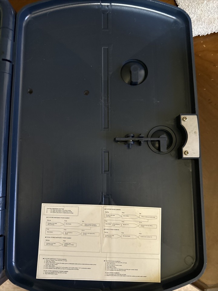 Vntg Police Emergency Patrol Box 911 Telephone Starlight Randix PB 104 ...