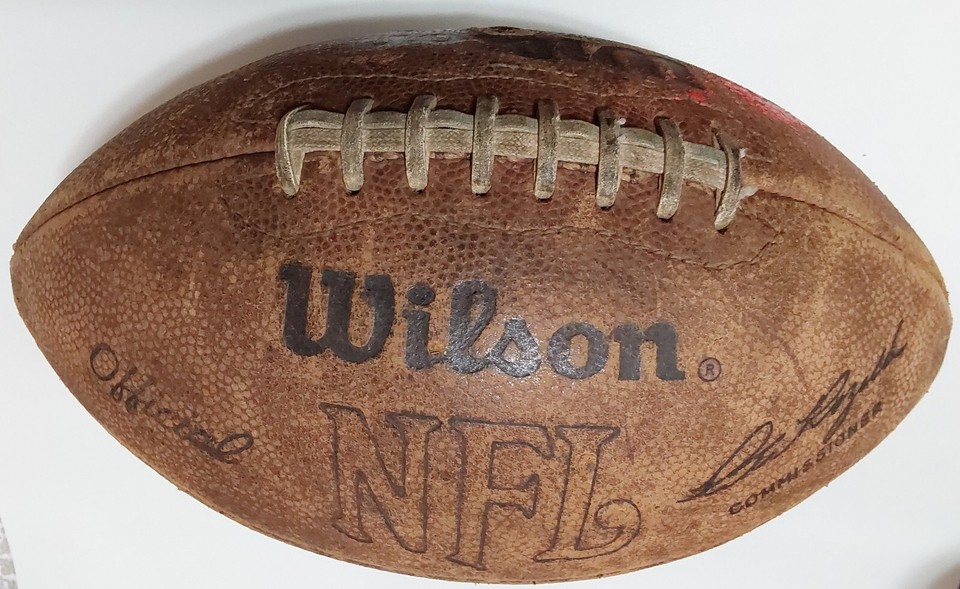 RARE Vintage 1970’s Pete Rozelle NFL Football Wilson Leather - RAIDERS ...