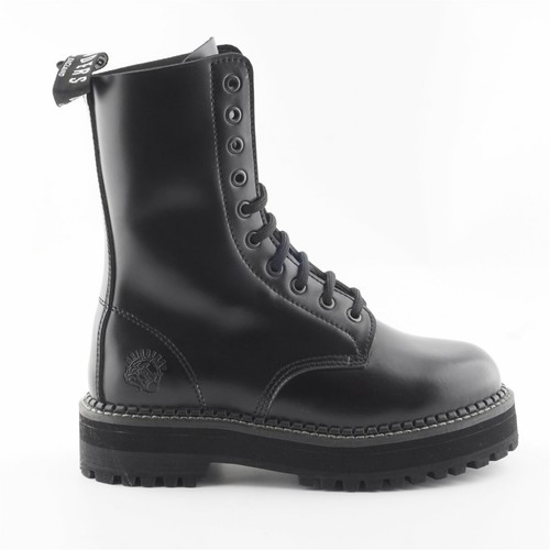 Women's Grinders Taylor CS Black 10 eyelet Non Steel Toe Derby Boot ...