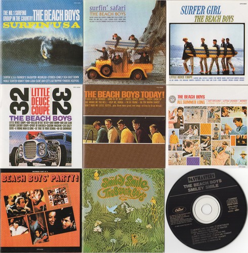 THE BEACH BOYS 8 JAPAN CD LOT SURFIN SAFARI USA SURFER GIRL DEUCE ...