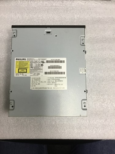 PHILIPS DVD-ROM DRIVE DROM6216/44, MAY 2006, REV.02, FW: HD08, 5188 ...