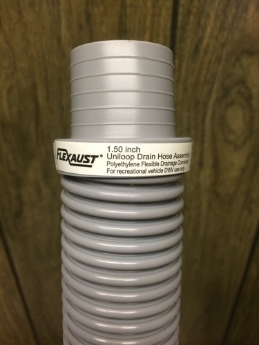 Flexaust Uniloop 1.5" diameter RV Drain Hose Assy - 12" | eBay