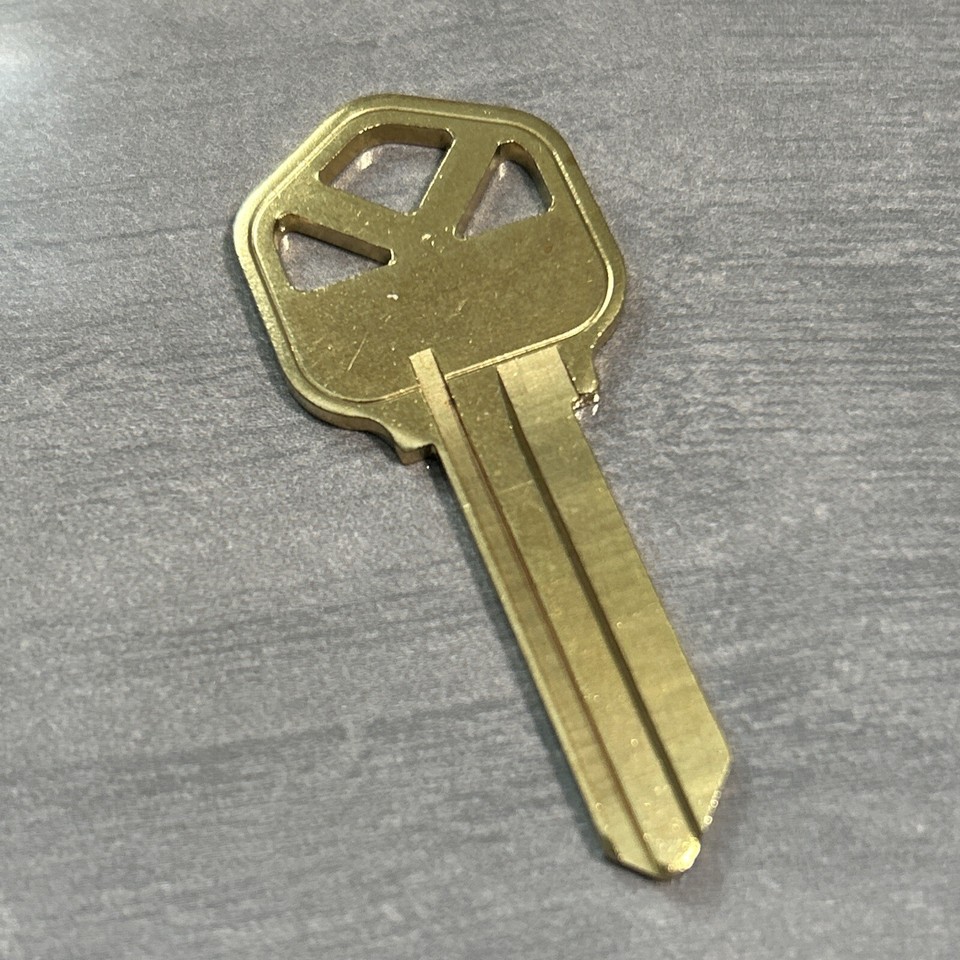 6 PK KWIKSET KW-1 House Key Blanks BRASS Office-Maintenance Home ...