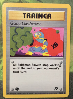 1st Edition Goop Gas Attack 78/82 - Team Rocket - Near Mint | eBay